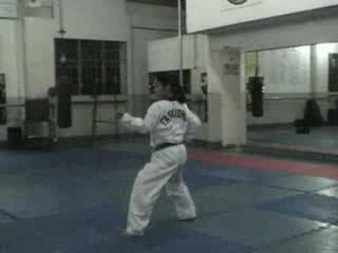 Taekwondo Poomsae - Palgwe Form #1 - YouTube