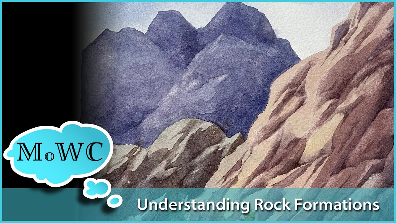 Rocks & Cliffs in Watercolor. Practicing My Understanding of a Subject ...