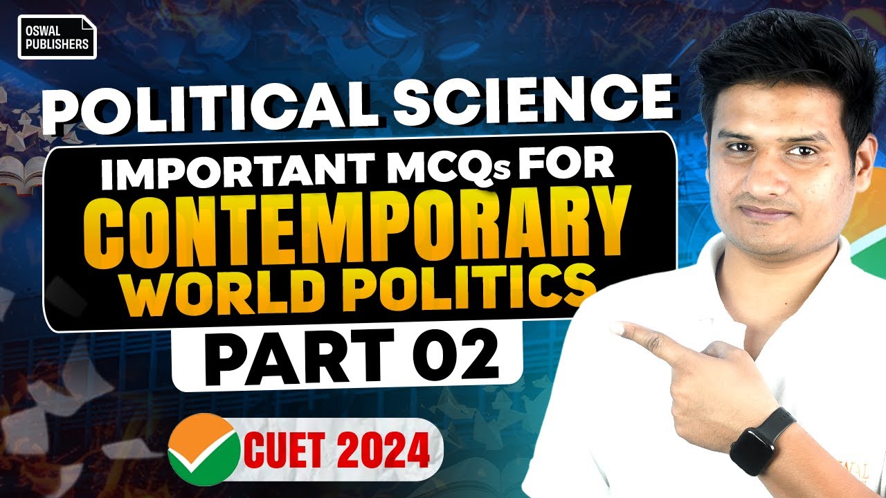 IMP MCQ On Contemporary World Politics | Part 02 | Political Science ...