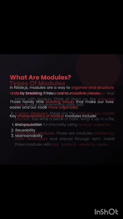 Node Modules Nodejs Trending Interview Shorts Programming Developer React Javascript
