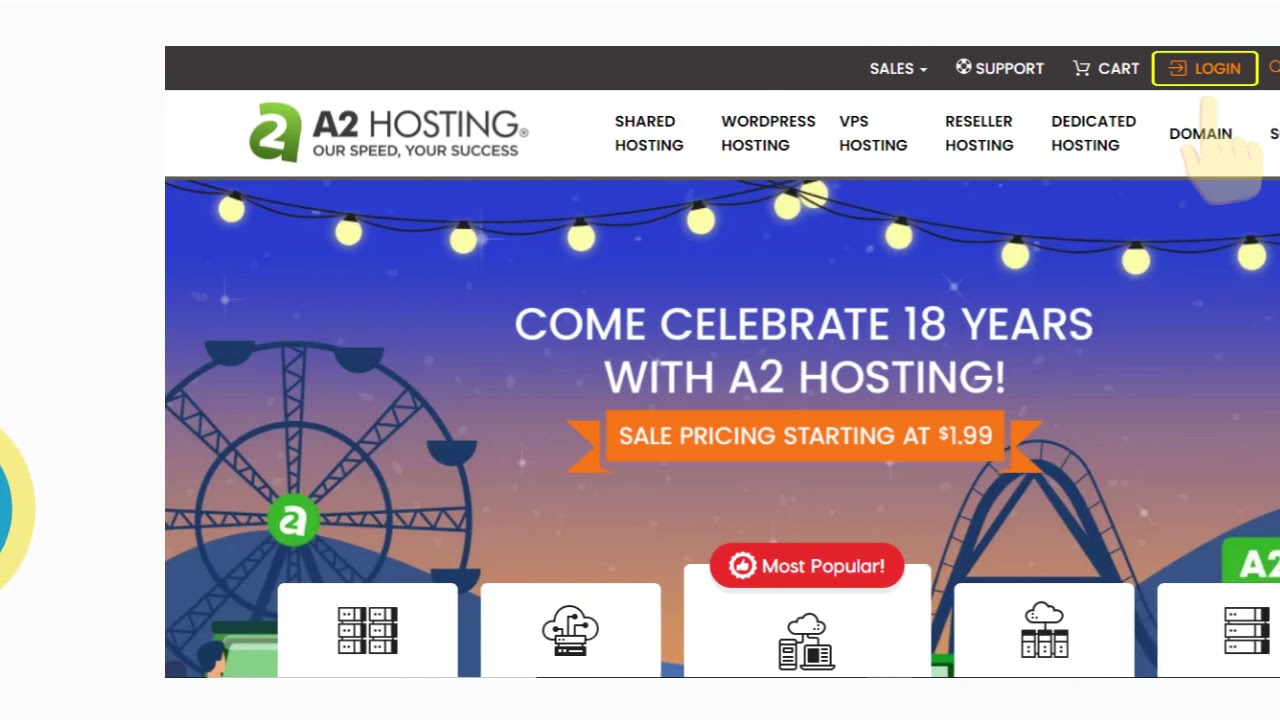 How to A2Hosting Login account - Easy Client Area Login? - YouTube