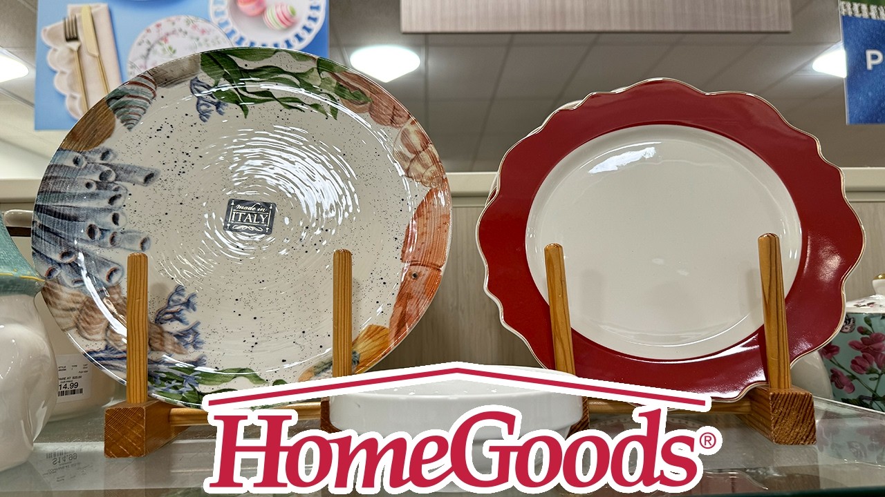 💐 HOMEGOODS NEW SPRING FINDS ️ ELEGANT TABLEWARE & GLASS DECOR! - YouTube