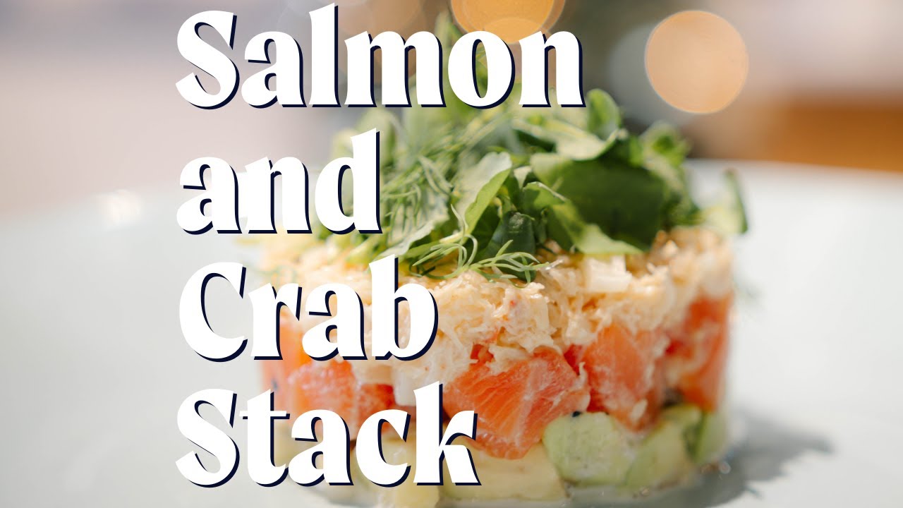 Salmon and Crab Stack | Festive Fish Recipe by Fish Society - YouTube