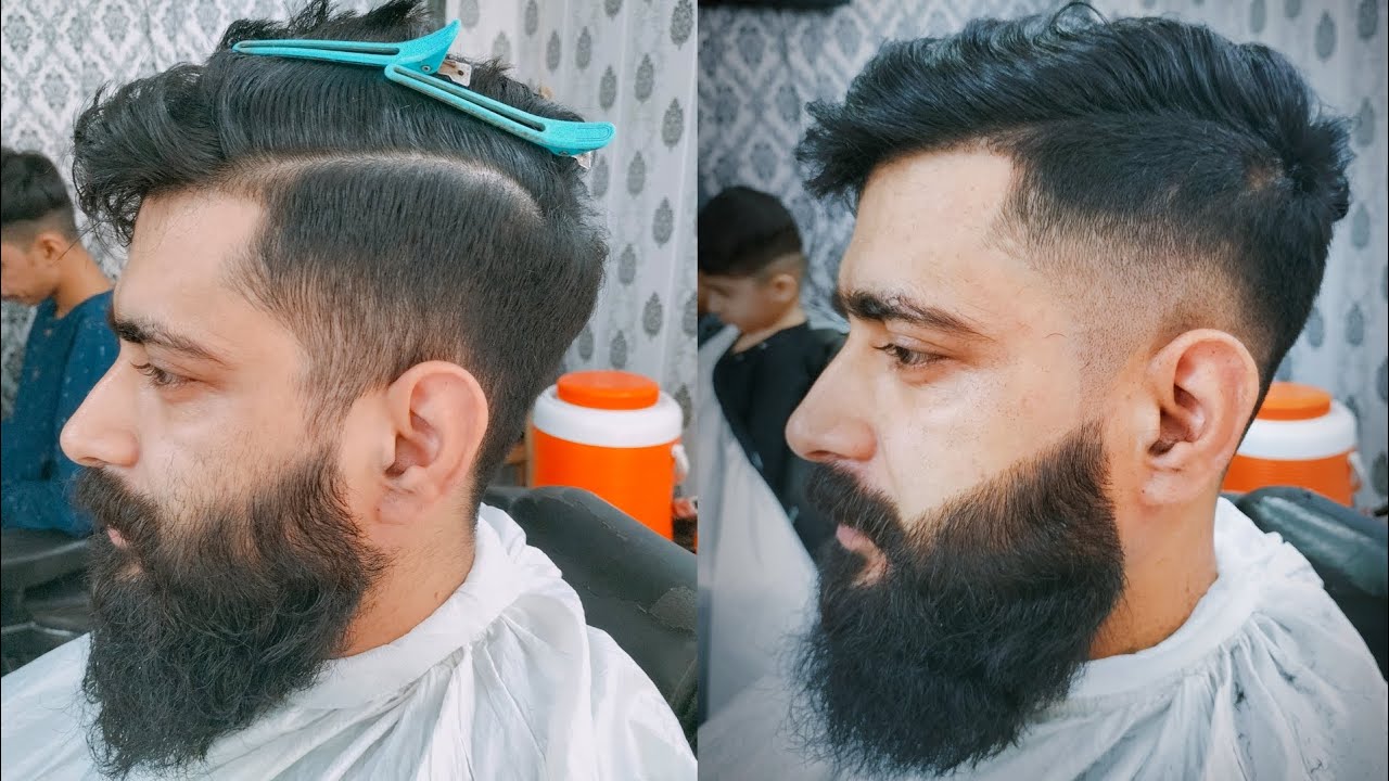 low zero fade haircut and beard long amazing ️ ️ please subscribe my ...
