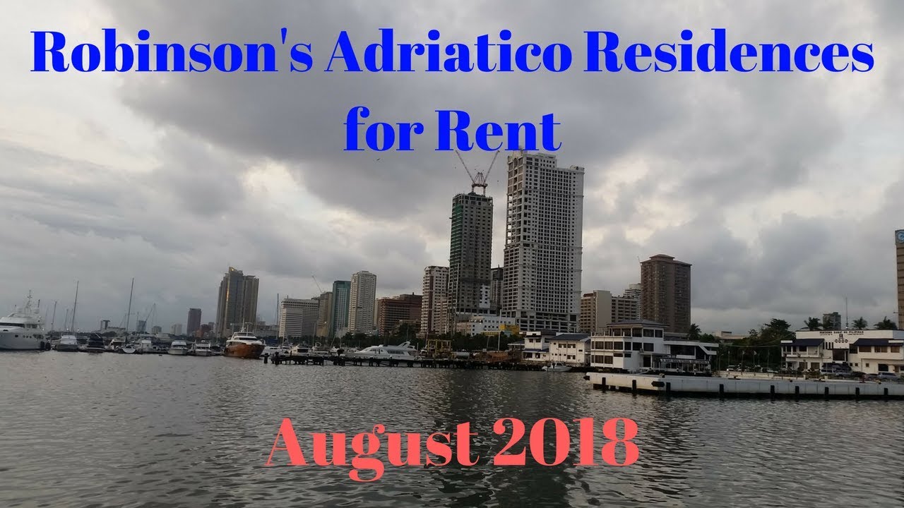 Robinsons Adriatico Residences for Rent (August 2018) - YouTube
