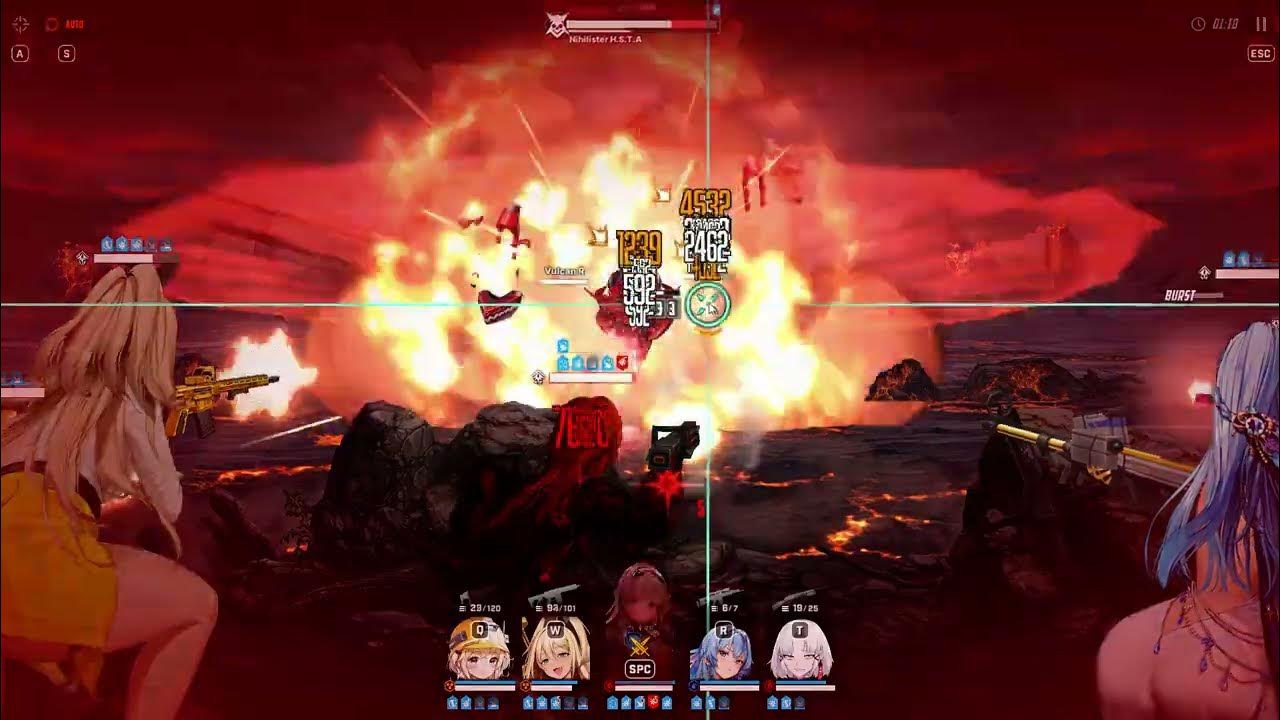 Nikke 20 31 Nihilister Boss Fight Youtube