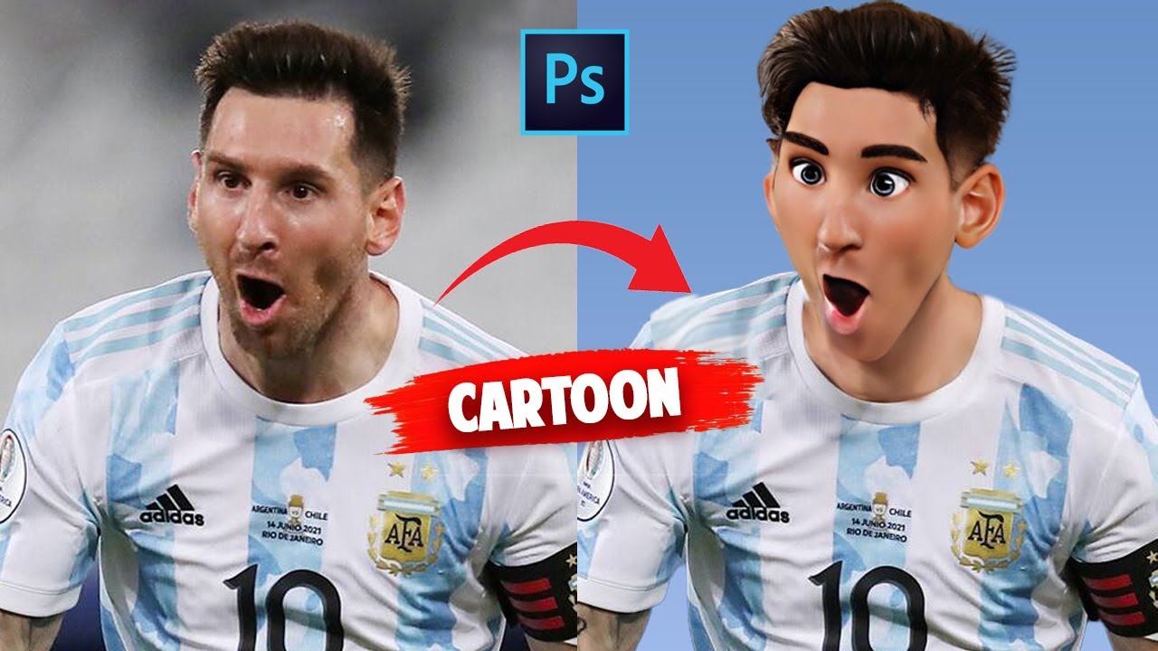 Turn into Cartoon || Effect Cartoon Photo Editing || #photoshoptutorial ...