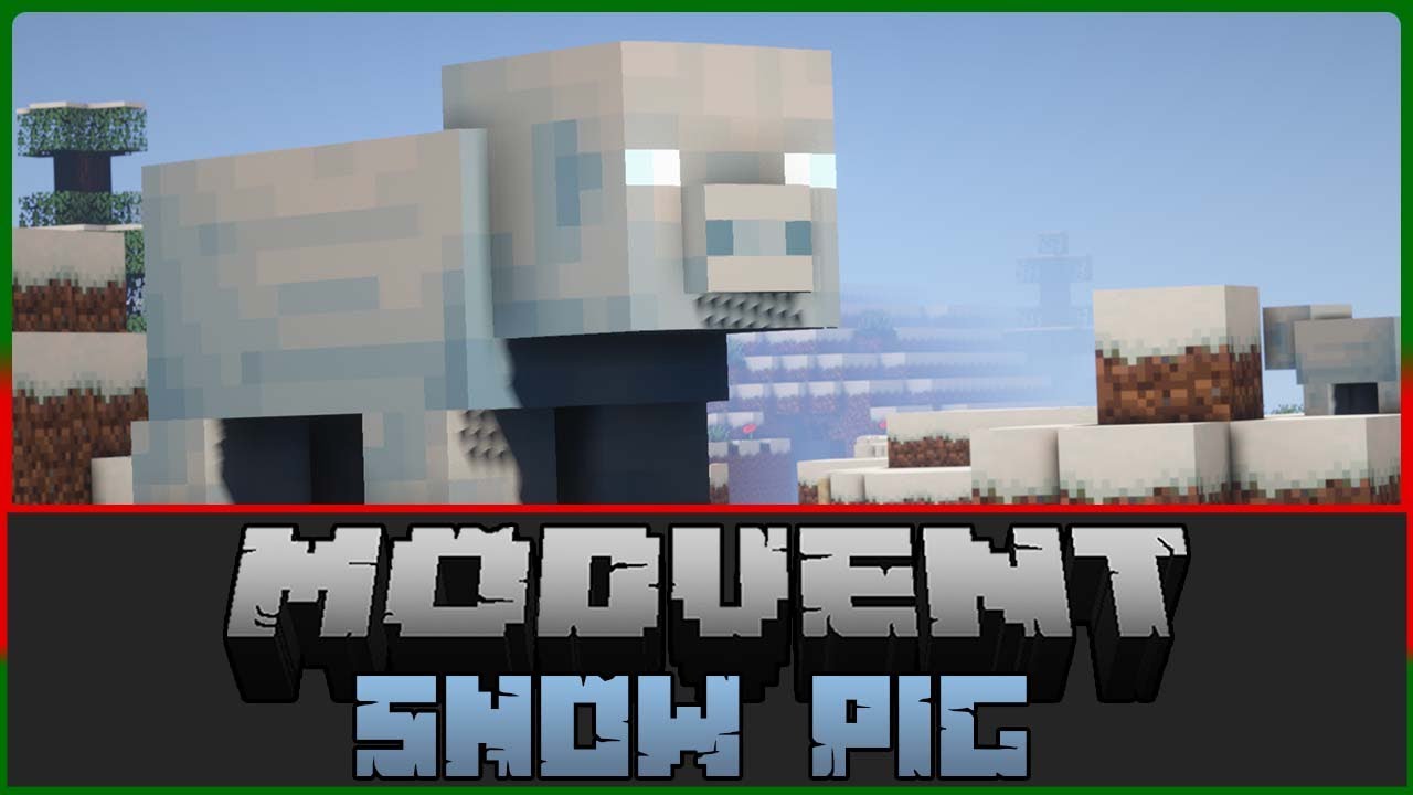 Minecraft Mod Advent Calendar 2021: Day 2 - Snow Pig - YouTube