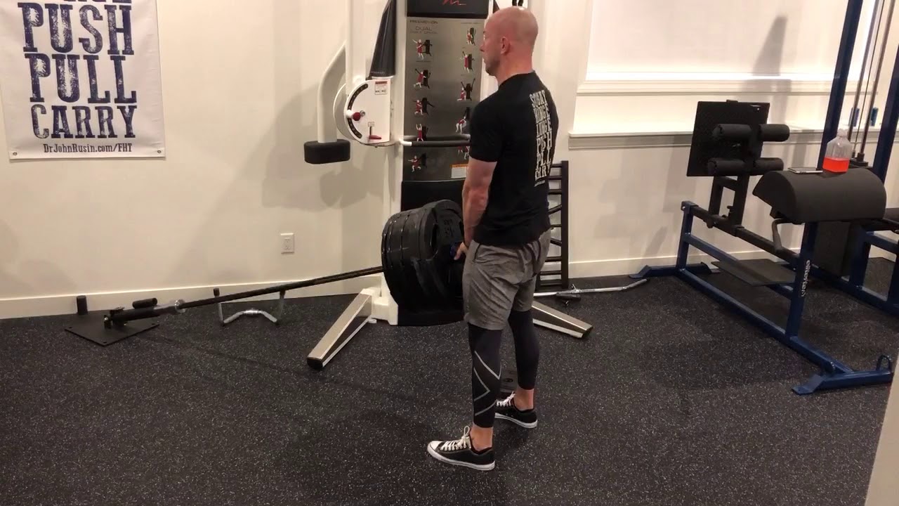 Barbell Landmine RDL - YouTube