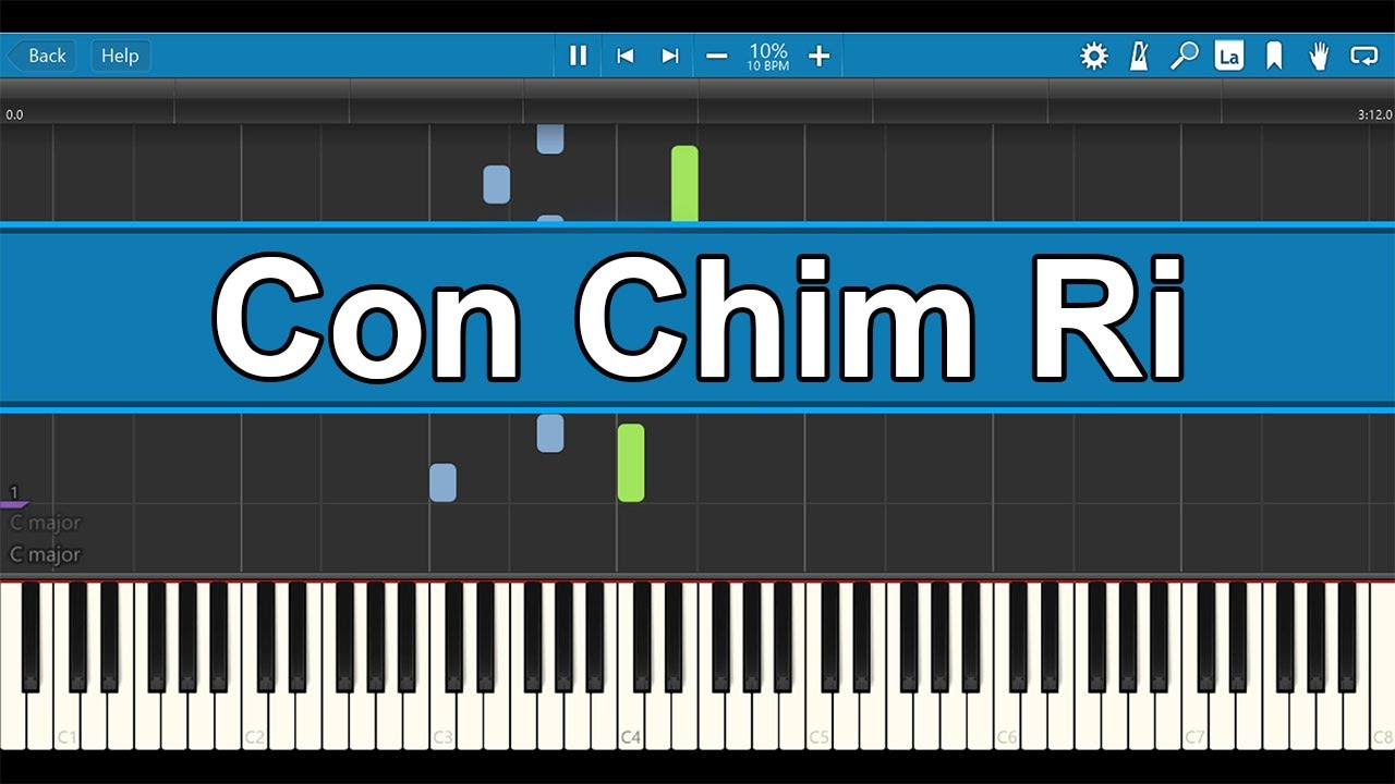 Con Chim Ri | Synthesia Piano Tutorial | NVK - YouTube