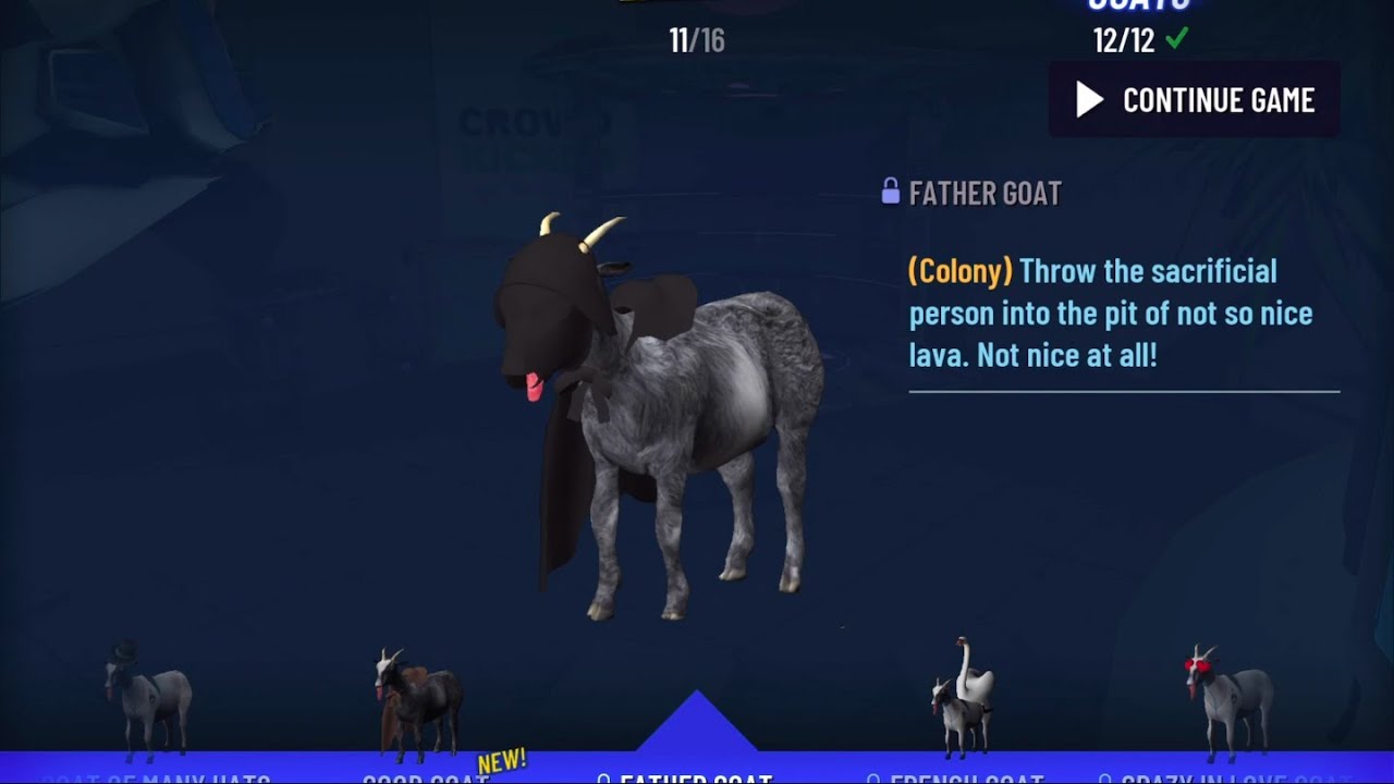 How to get the Father Goat in Waste Of Space! Goat Simulator Waste Of ...