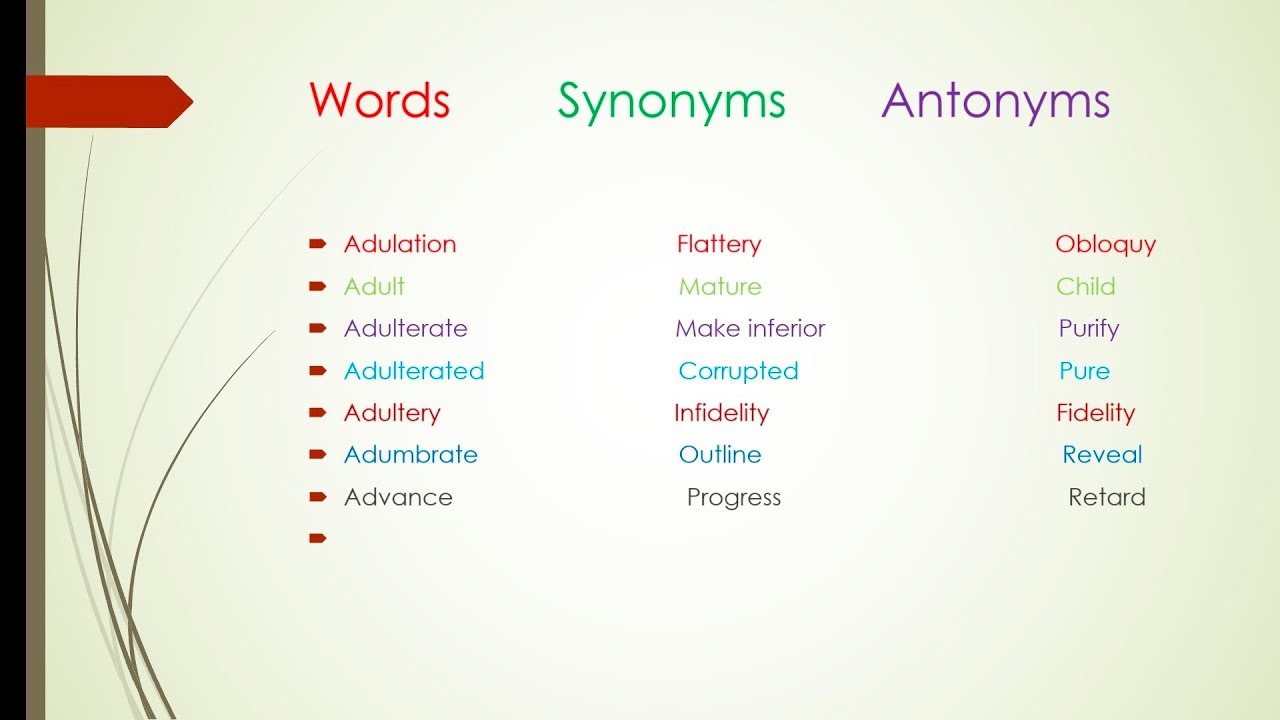 Most important English words|High frequency English words|Synonyms and ...