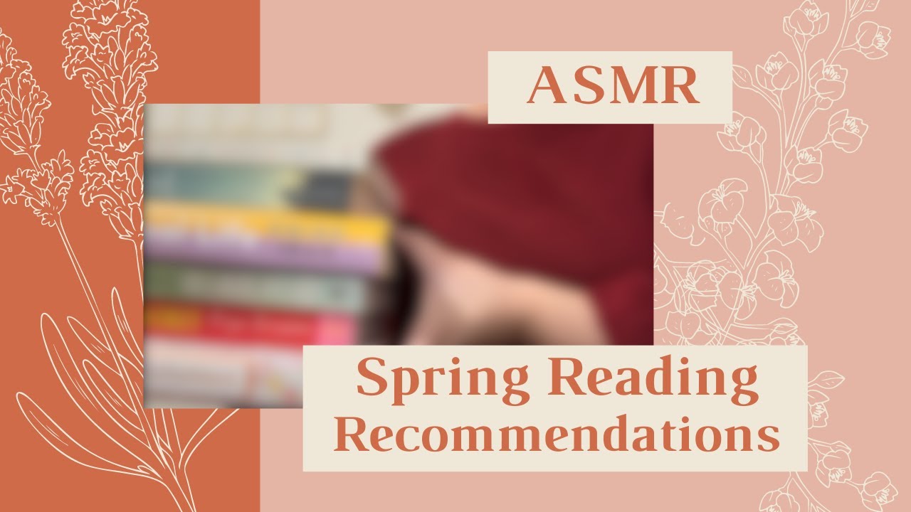 asmr | books with spring vibes 🌸💐 - YouTube