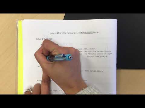 Lesson 34: Writing Numbers Through Hundred Millions - YouTube