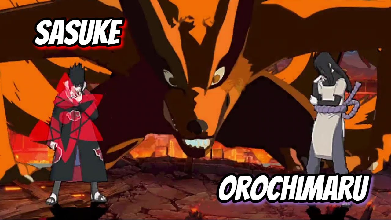 Sasuke Vs Orochimaru Naruto Fights Mugen Youtube