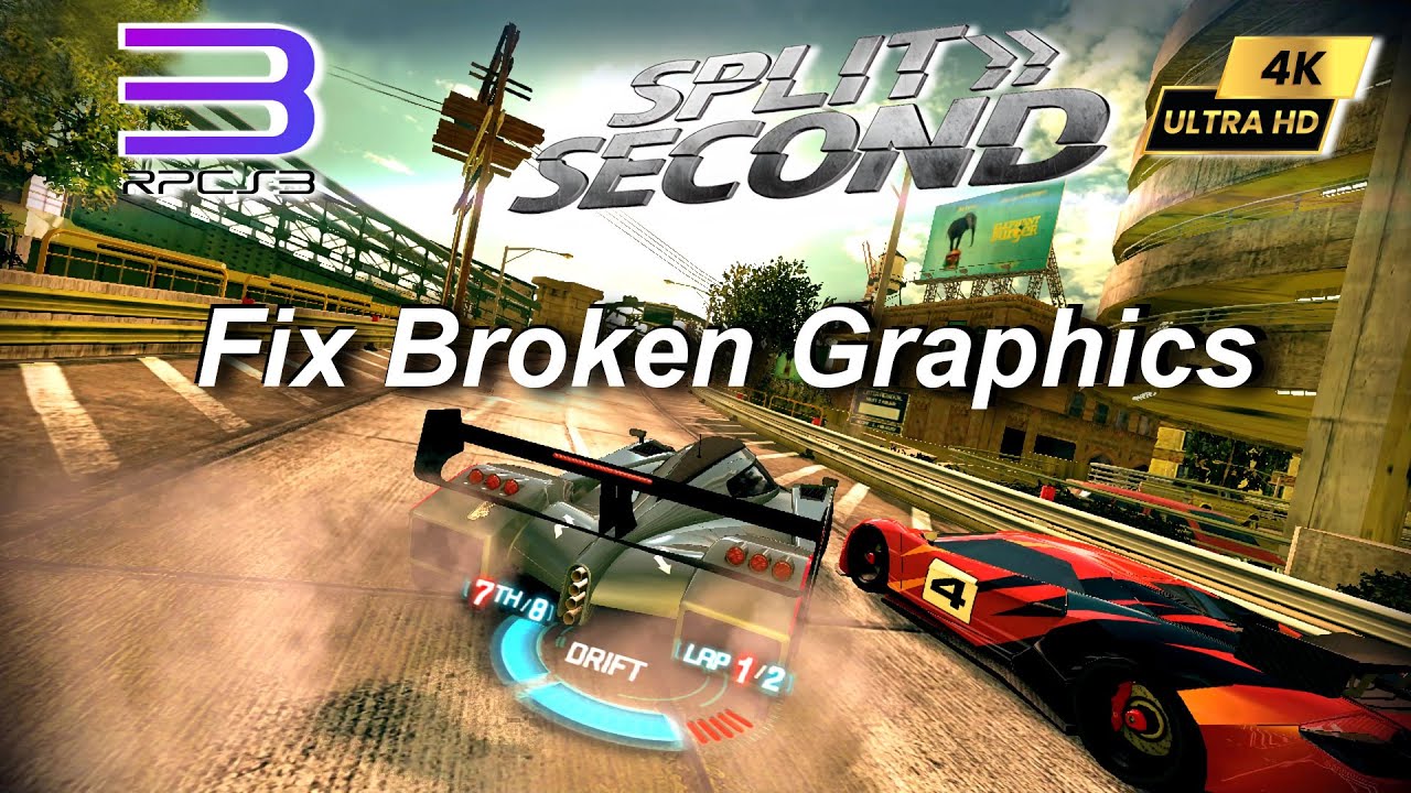 Split/Second ~Fix Broken Graphics | RPCS3 v0.0.29 -15655 | FSR 4K | PS3 ...