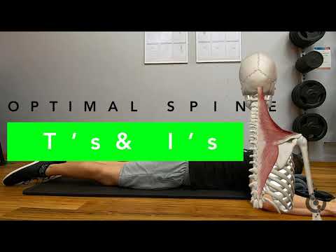 Prone Scapular T's and I's - YouTube