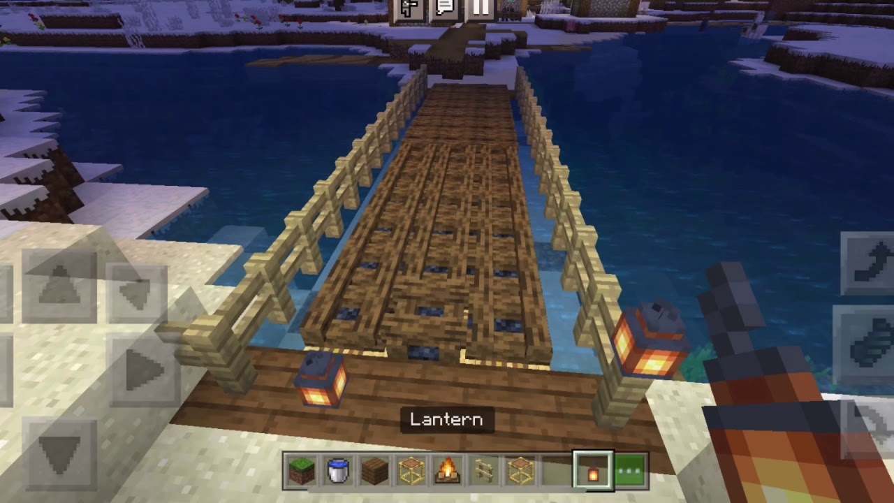 How to make a cool bridge in Minecraft - YouTube