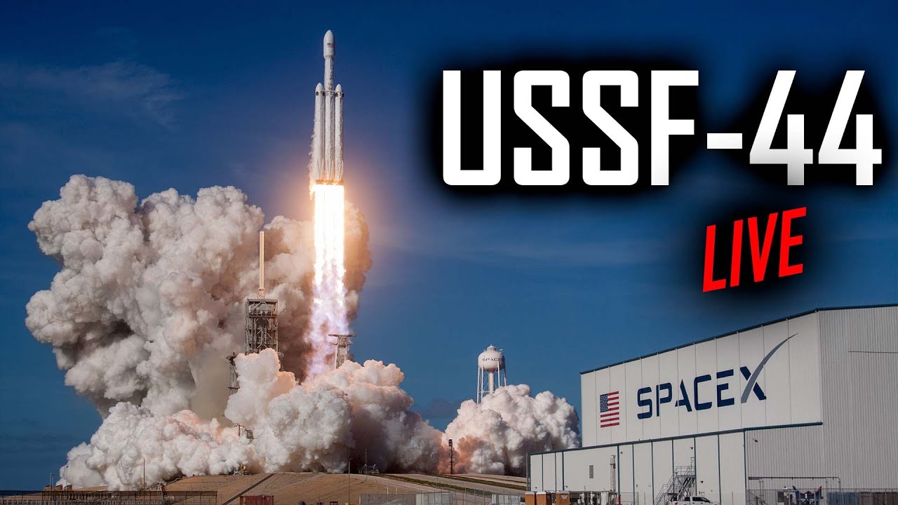 SpaceX USSF-44 Falcon Heavy Rocket Launch Live 🔴 - YouTube