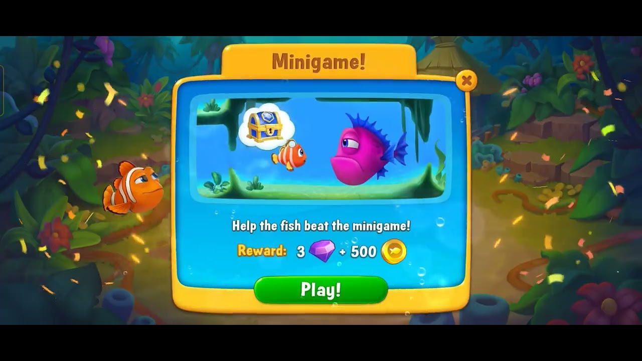 fishdom mini game ads all level always fail - help fish collection 01 ...
