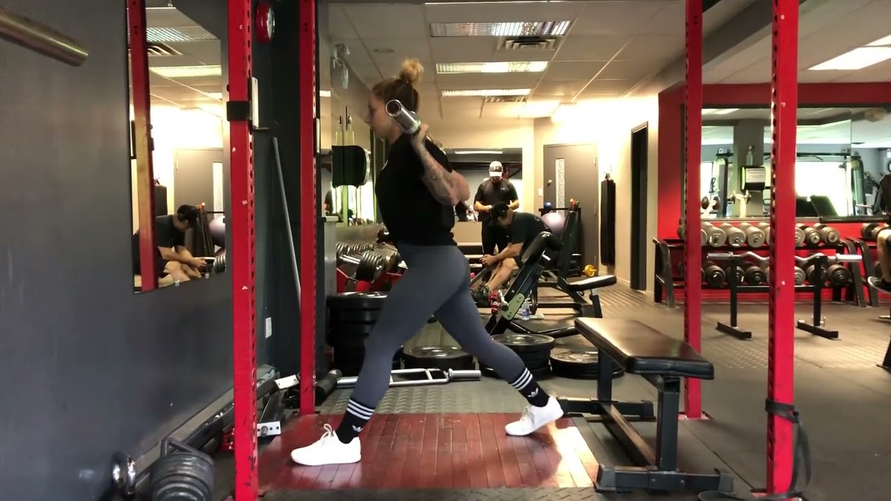 Back Rack Static Lunge - YouTube