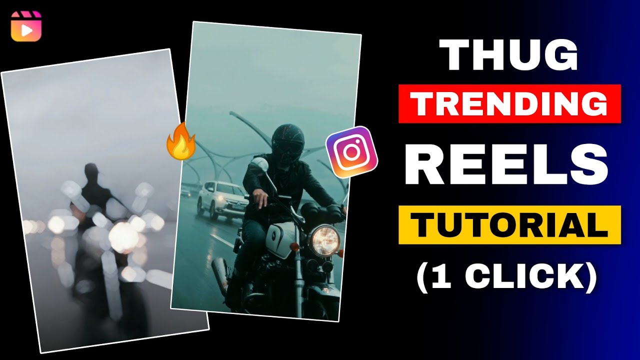 Thug New Trending Reels Editing Tutorial | Just in 1 Click - YouTube