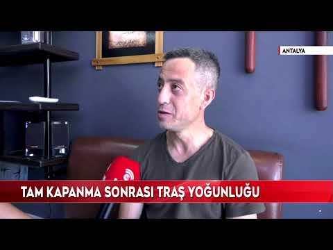 Kuaförlere akın ettiler