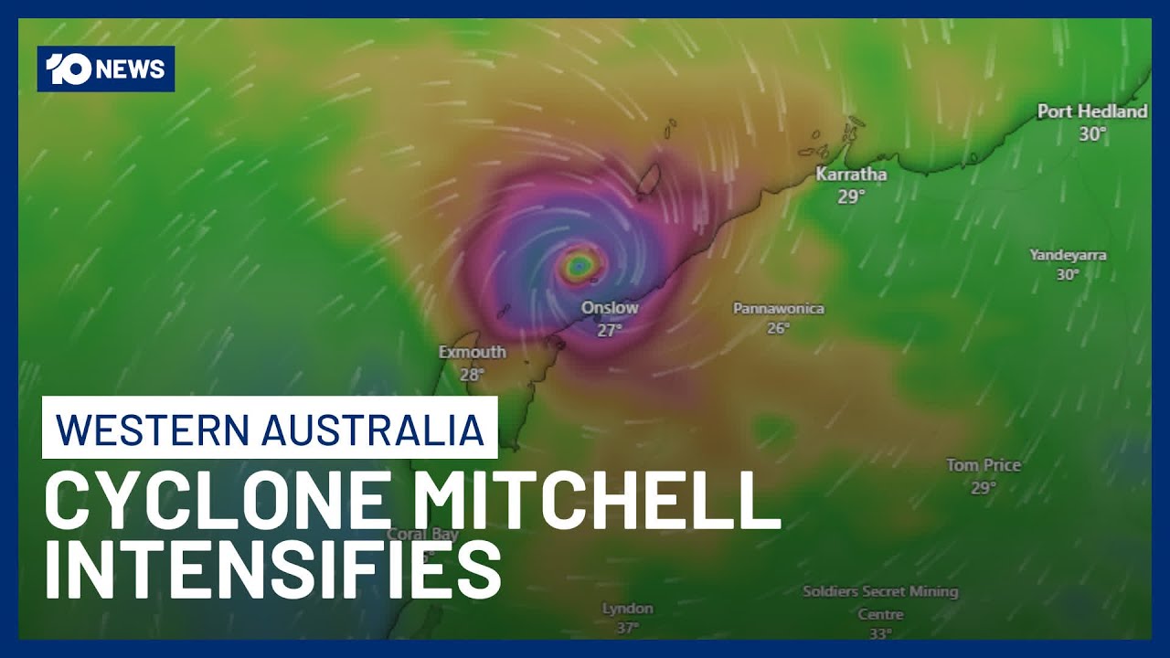 Severe Tropical Cyclone Mitchell Intensifies Off Western Australia's ...