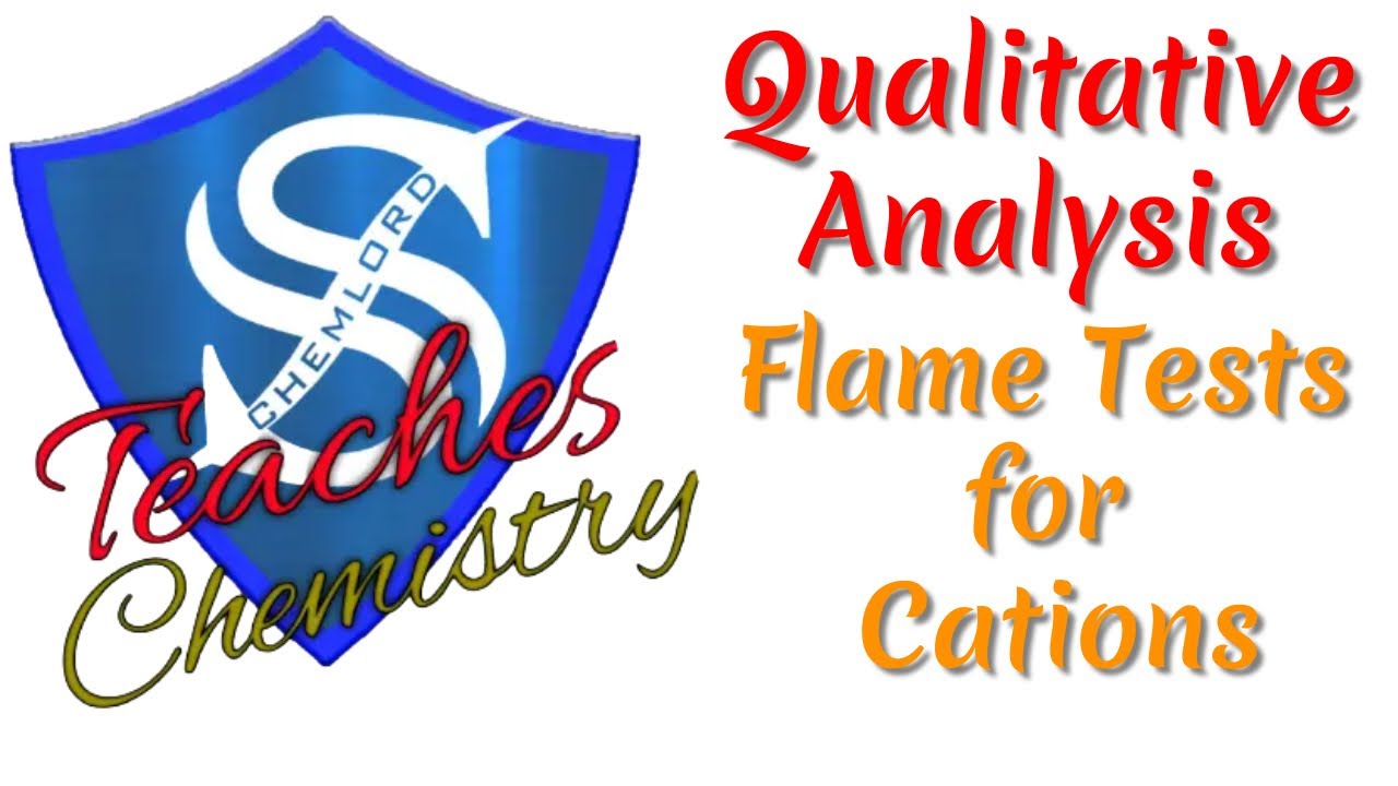 Qualitative Analysis : Flame Test for Sodium Ions - YouTube