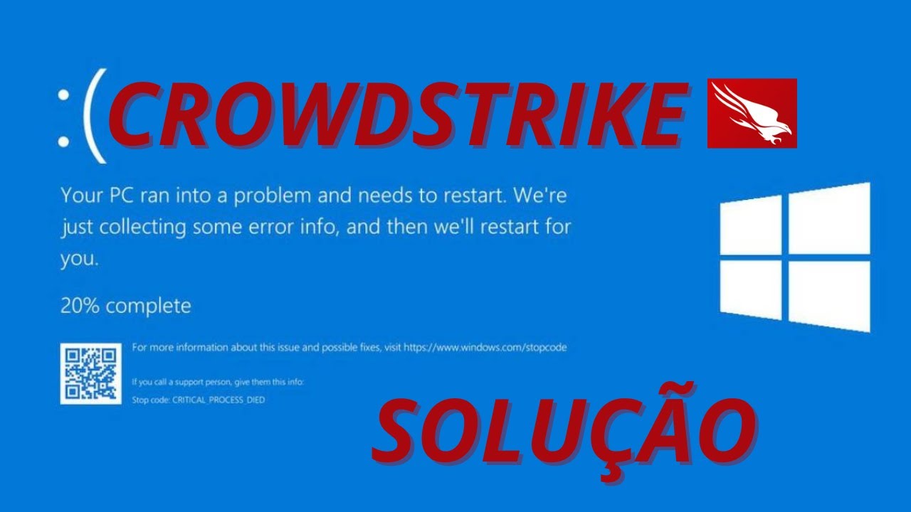 COMO RESOLVER A TELA AZUL CAUSADA PELO CROWDSTRIKE! - YouTube