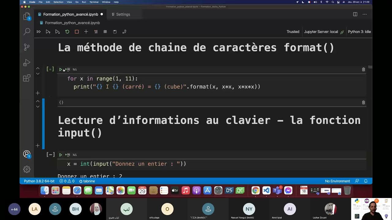 Formation python avancé (class et fichier) - YouTube