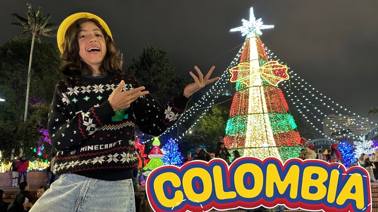 Asi es la NAVIDAD en COLOMBIA con Muchas LUCES y FIESTA - YouTube