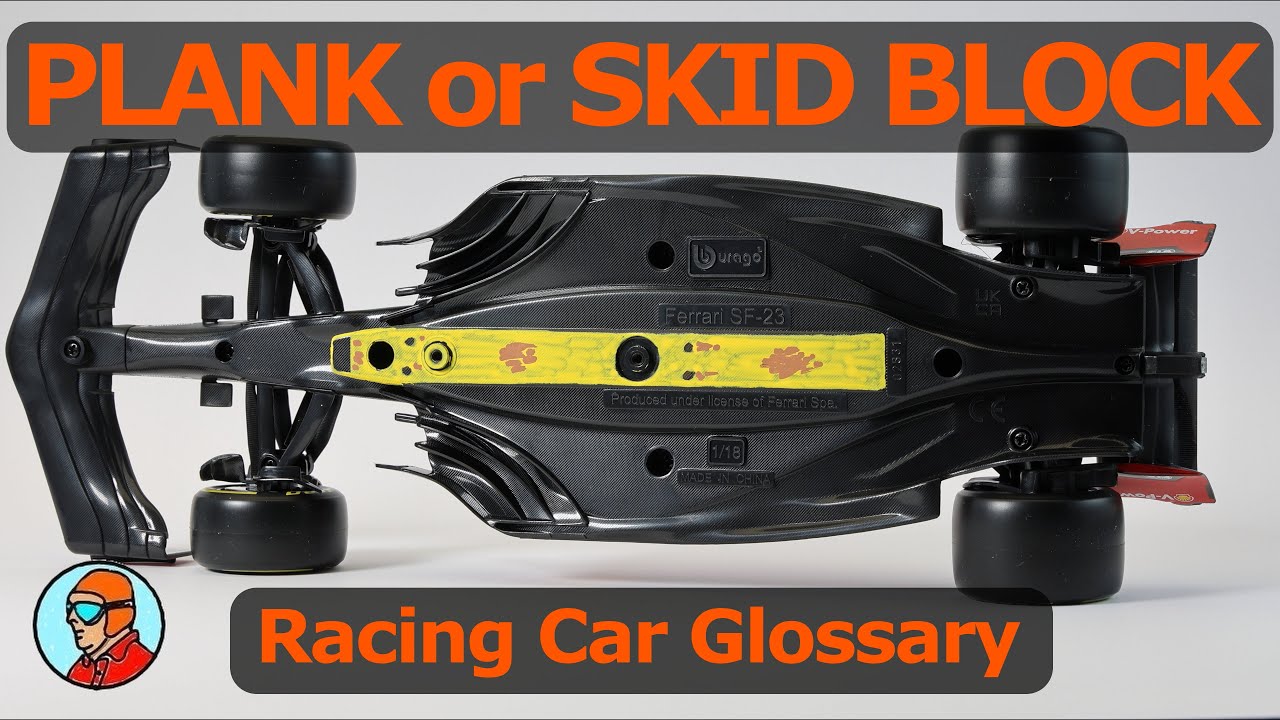 Plank or Skid block - Racing Car Glossary - DieCast & Cars - YouTube