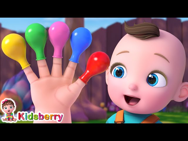 🖍️ 🎨 Color Finger Family Song 🖐️ | Fun Rhymes for Kids | Kidsberry ...