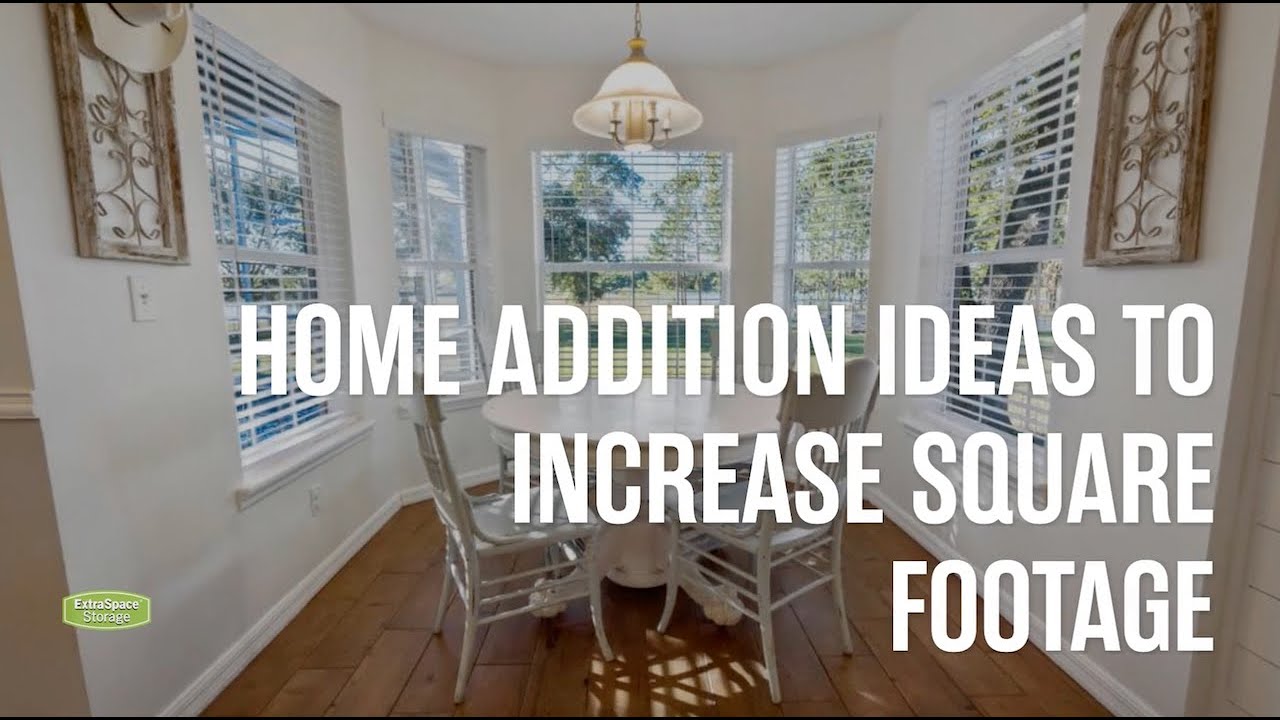 Home Addition Ideas To Increase Square Footage YouTube