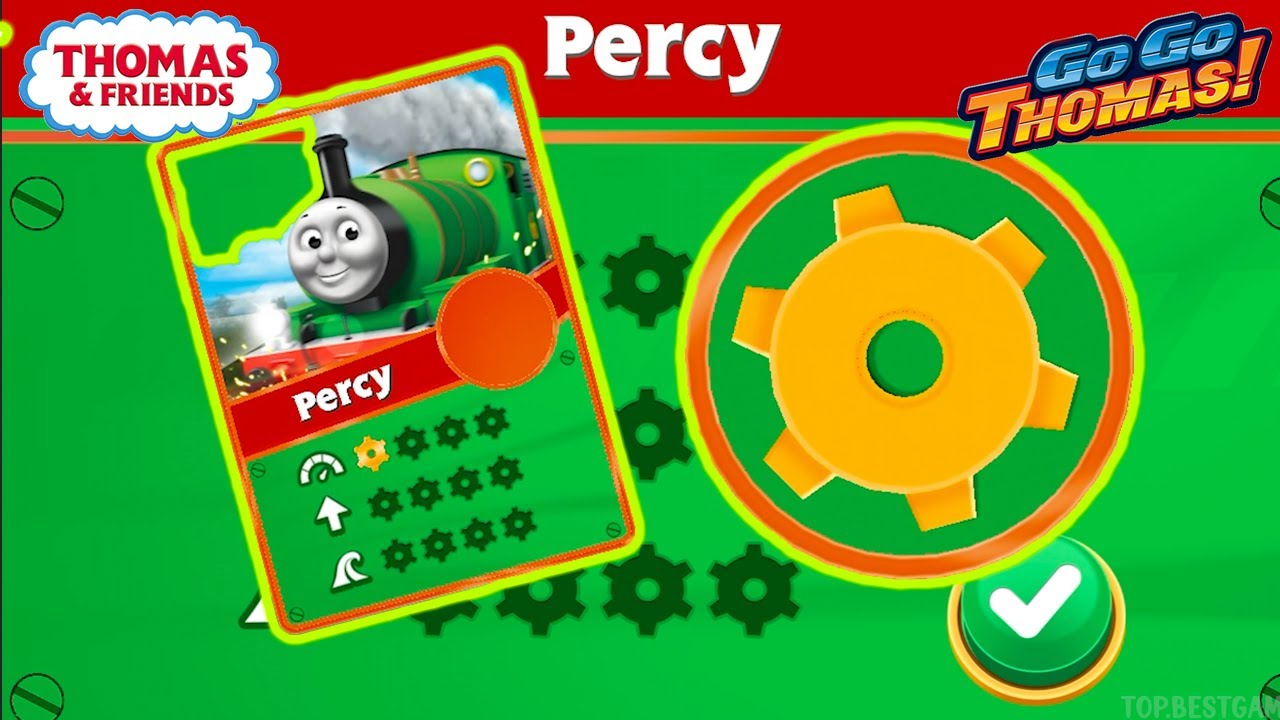 Thomas and Friends Go Go Thomas 🟢🟢🍊🍊 Percy Gets a Golden Gear to ...