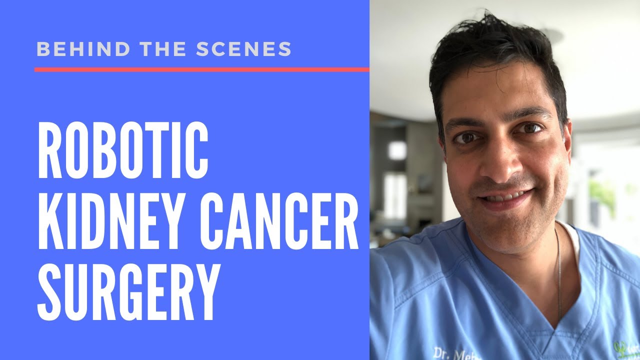 Did you know that kidney cancer can be cut out with a robot? Here is a Davinci partial ...
