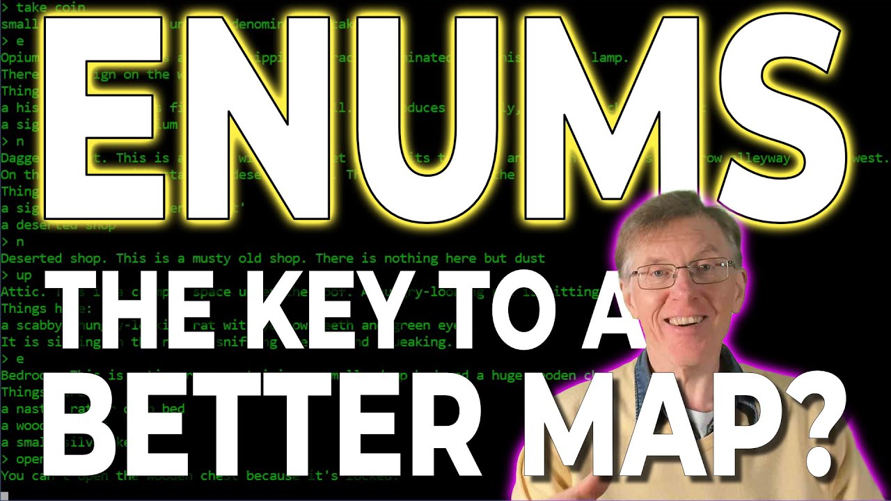 Enums (Enumerated Constants) With Dictionaries (Complete Course in Adventure Game Programming ...