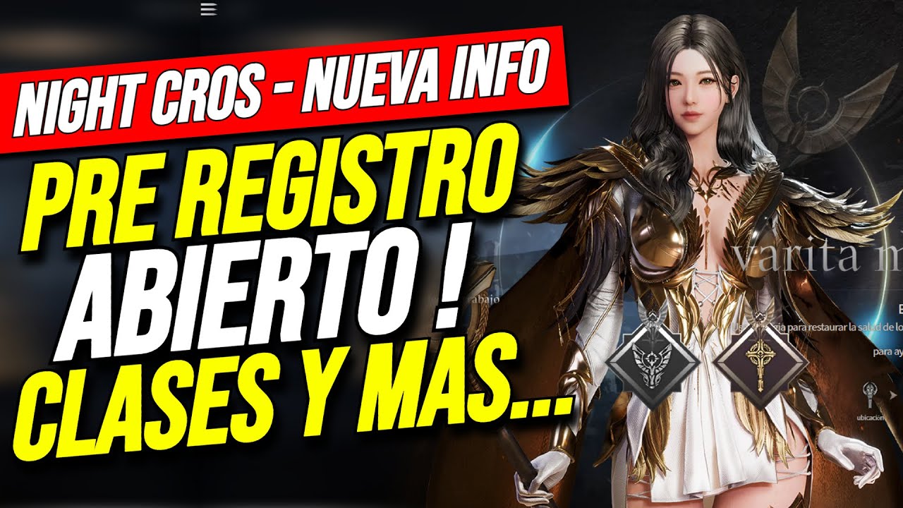 Nueva info de NIGHT CROWS Gameplay CLASES , preregistro y MAS ! WEMIX ...