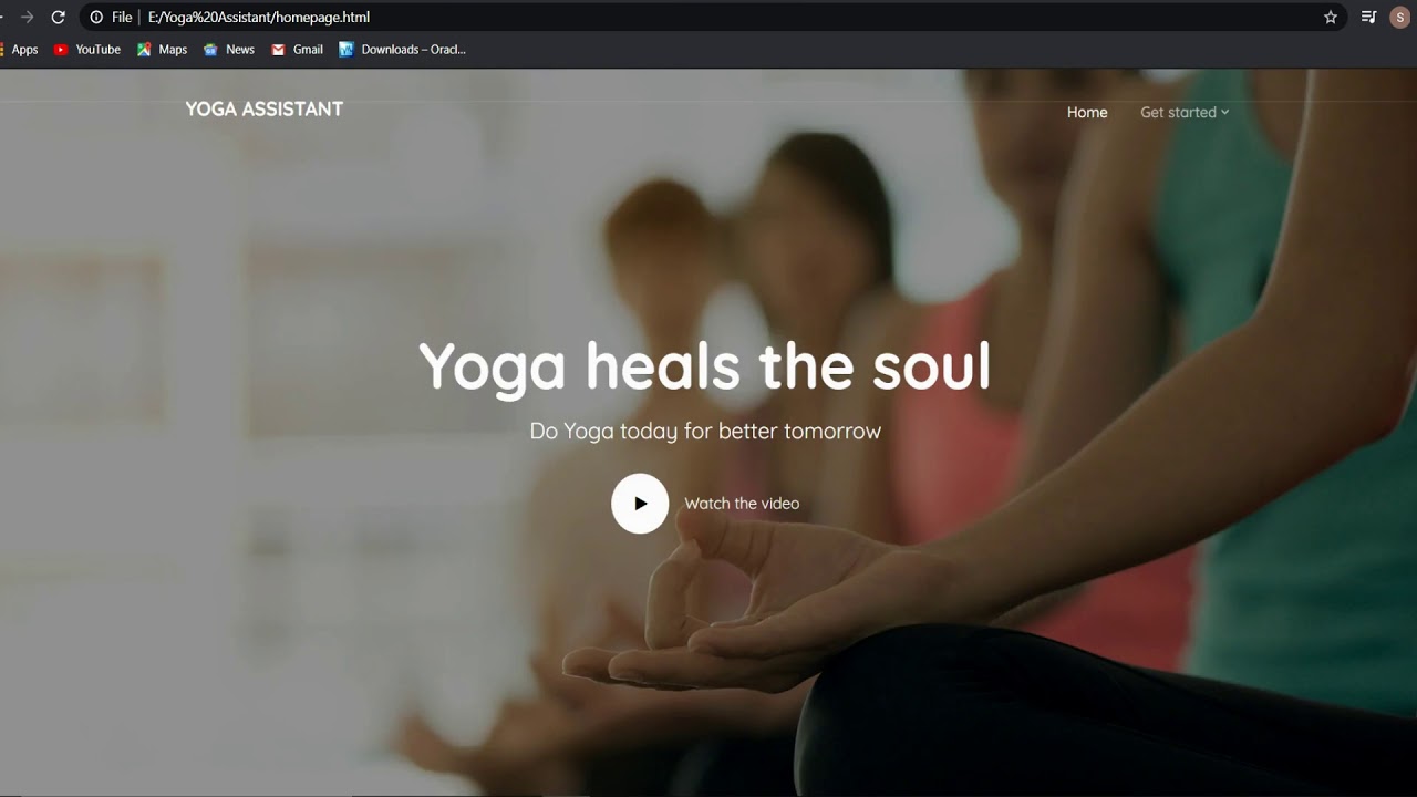 ASSISTIVE SYSTEM FOR YOGA | BE PROJECT | Final Year Project | COMPUTER ...