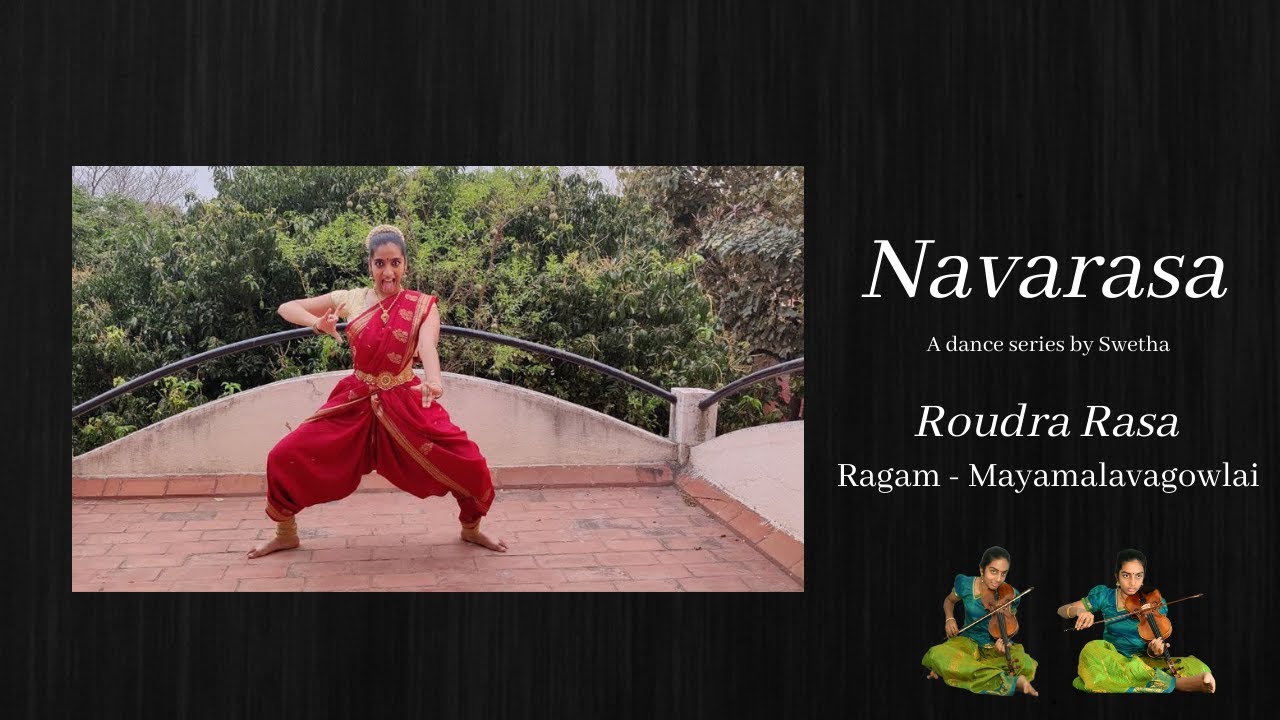 Navarasa - Roudhra Rasa | Bharatanatyam | Violin | Swetha Sadhana - YouTube