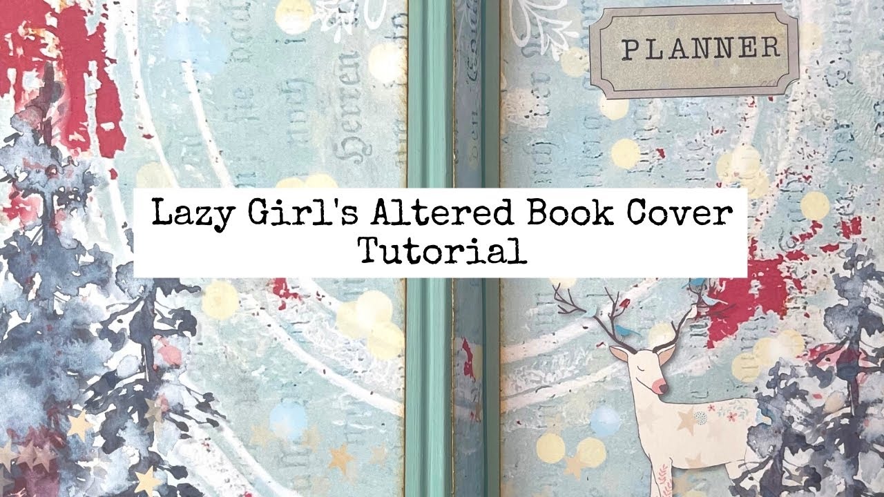 Altered Book Cover Ideas Hand Painted Altered Book | Julie Dawn