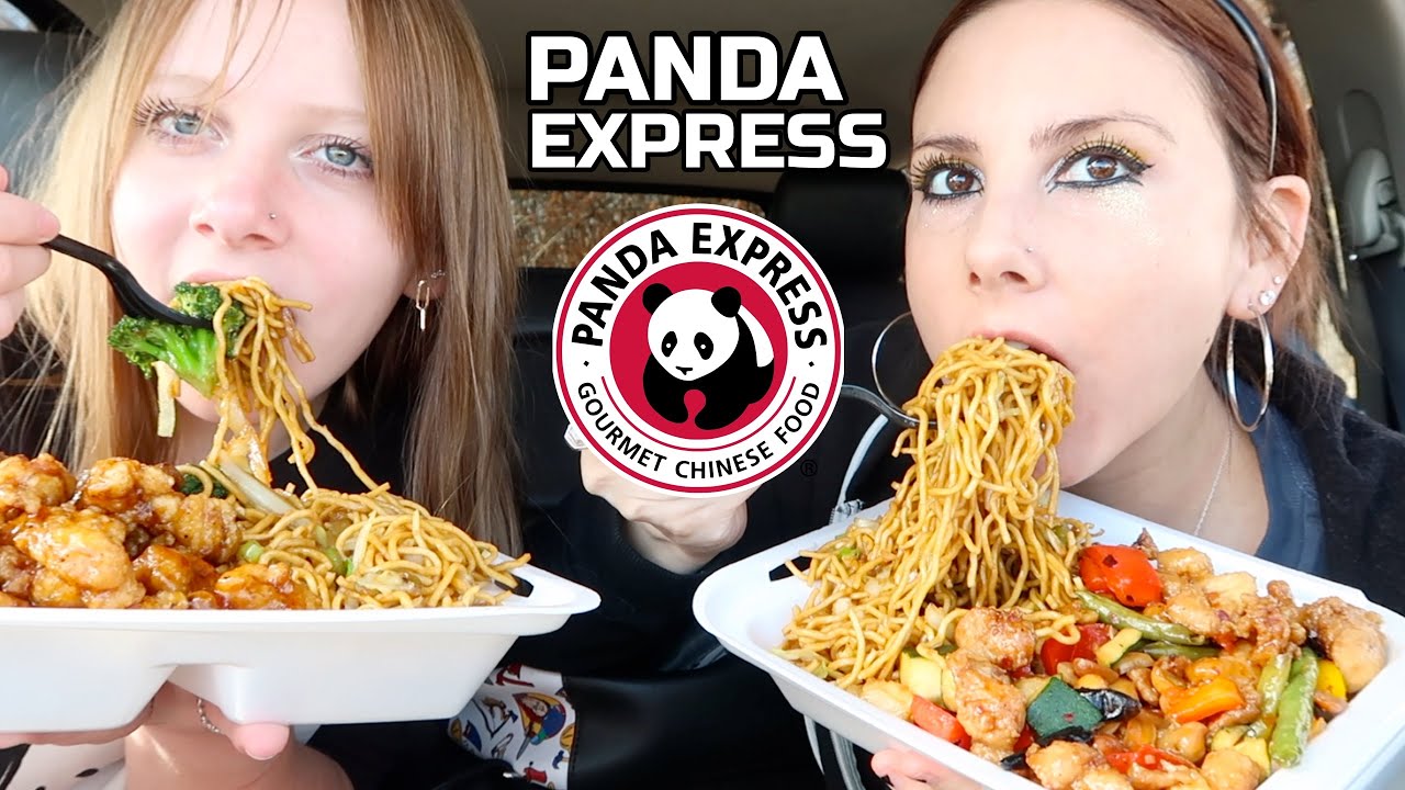 Eating Panda Express | Eating show - YouTube