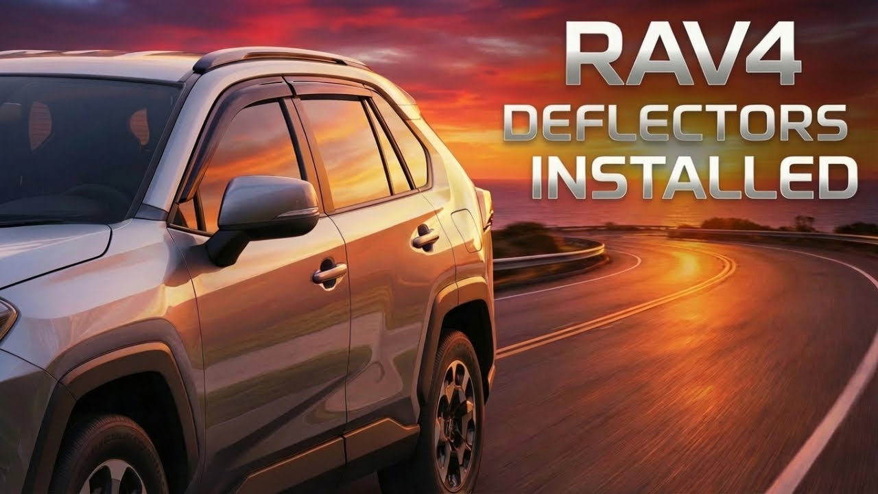 WeatherTech Window Deflectors for RAV4 | Full Installation - YouTube