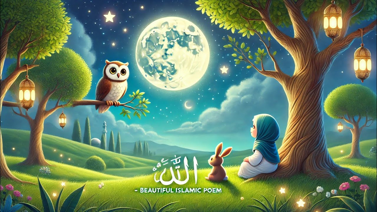 Allah's Light Beautiful Islamic Poem for Kids | Educational Cartoon ...