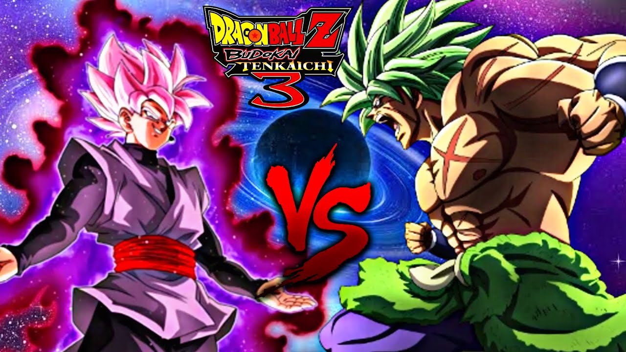 Goku Black ssj rose Vs Broly ssj lendario - Dragon ball budokai ...