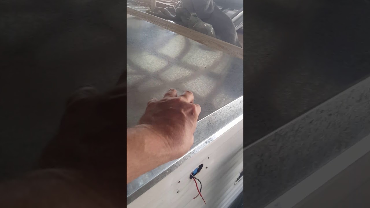 Metal Roof on a Camper trailer - YouTube