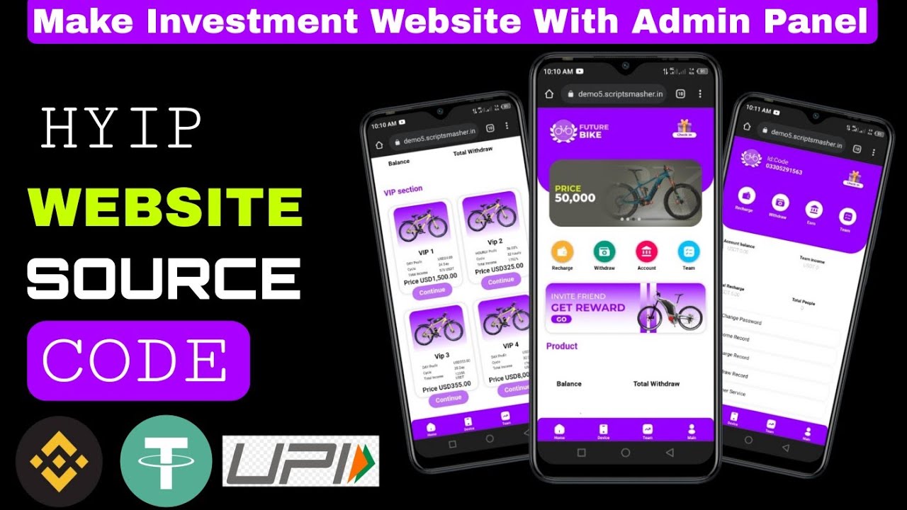Make Investment Website In 2024 || Hyip Website Source Code || Hyip Investment App Script - YouTube