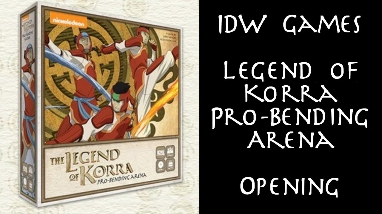 IDW Games Legend of Korra Pro-Bending Arena Opening - YouTube