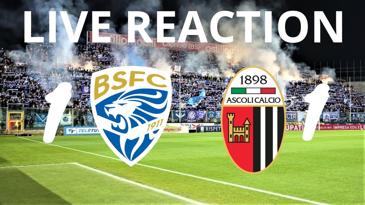 MONCINI LA RISOLVE OLZER SFORTUNATO🤍💙 Highlights Brescia-Ascoli 1-1 ...